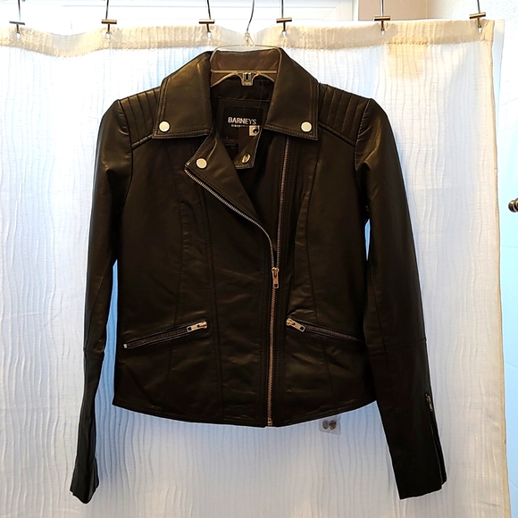 Barney's | Jackets & Coats | Barneys Original Ny Sheepskin Leather ...